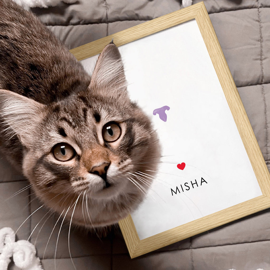 How to Get Nose Prints for Dogs, Cats, & Pets the Easy Way with Photo – Flutterbye Prints