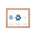 Custom Paw Print Keepsake for Multiple Pets | Easy No-Mess – Flutterbye ...