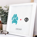Pet Paw and Nose Print Gift | Both Prints Together - For Dogs, Cats, and other pets – Flutterbye ...